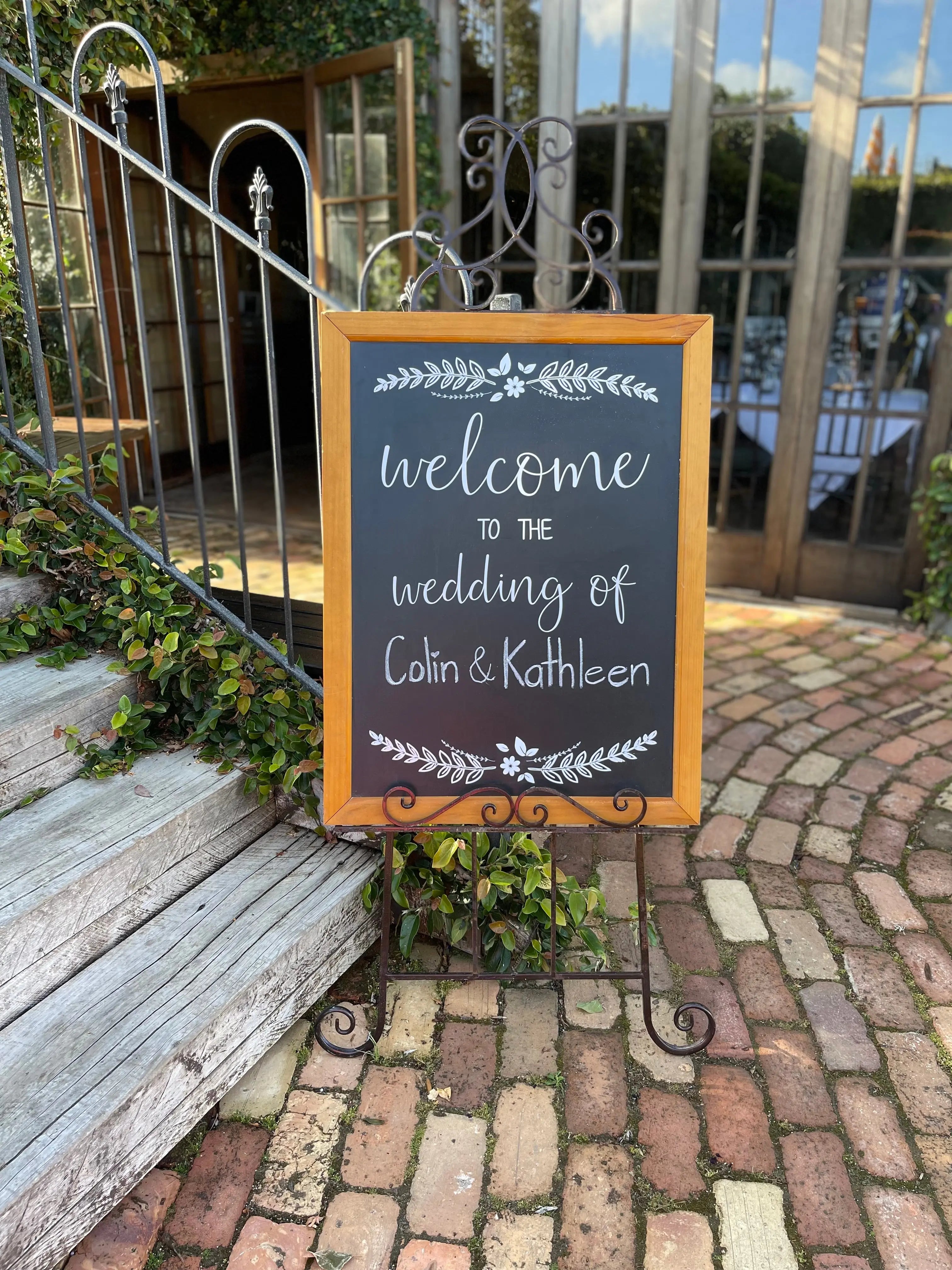 Easel - Black Scroll │ Hire │ The Island Collection – Island Collection ...